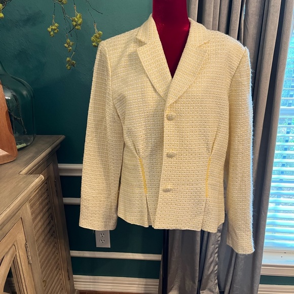 Danny & Nicole | Jackets & Coats | Danny Nicole Pale Yellow Suit | Poshmark